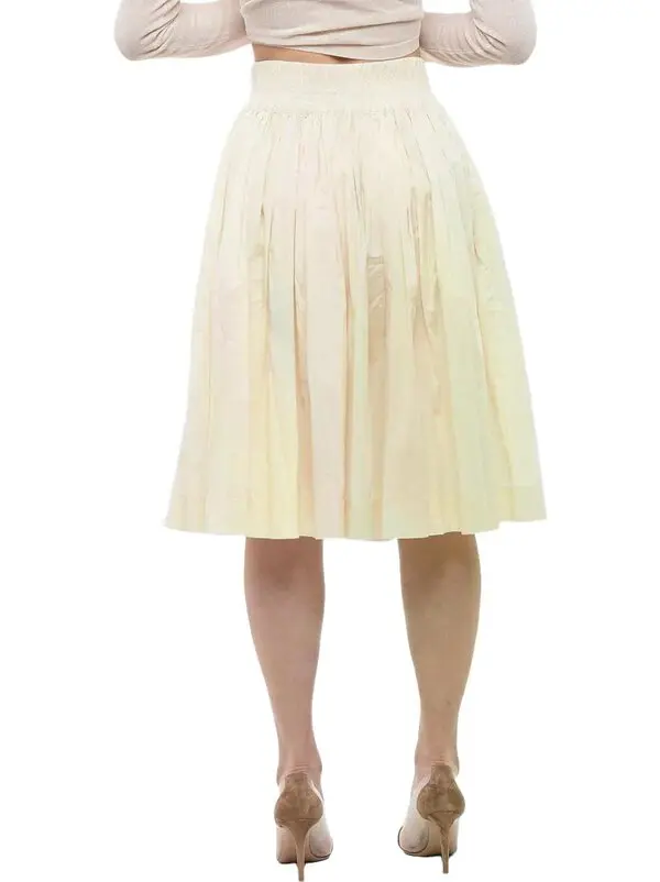 Woolrich Pleated Flared Midi Skirt - Neutrals