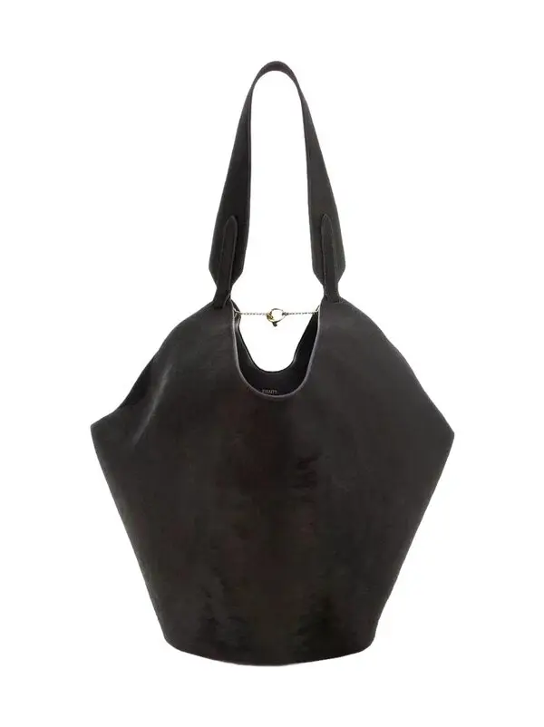 Khaite Small Lotus Sculptural Tote Bag - Brown
