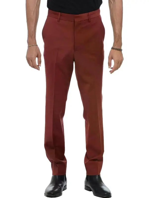 ALLSAINTS Raides Tailored Trousers - Red