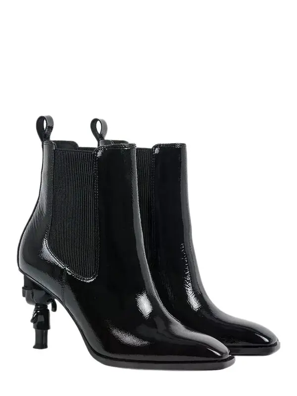 Karl Lagerfeld Heeled Ankle Boots - Black