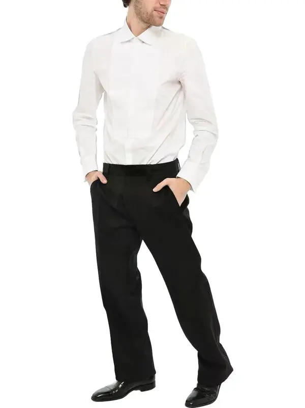 Dsquared2 Belt-loops Concealed-closure Trousers - Black
