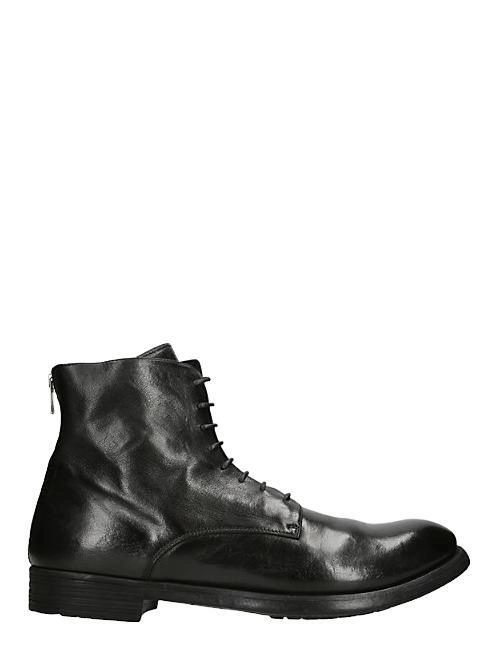 Officine Creative Hive Leather Ankle Boots - Black