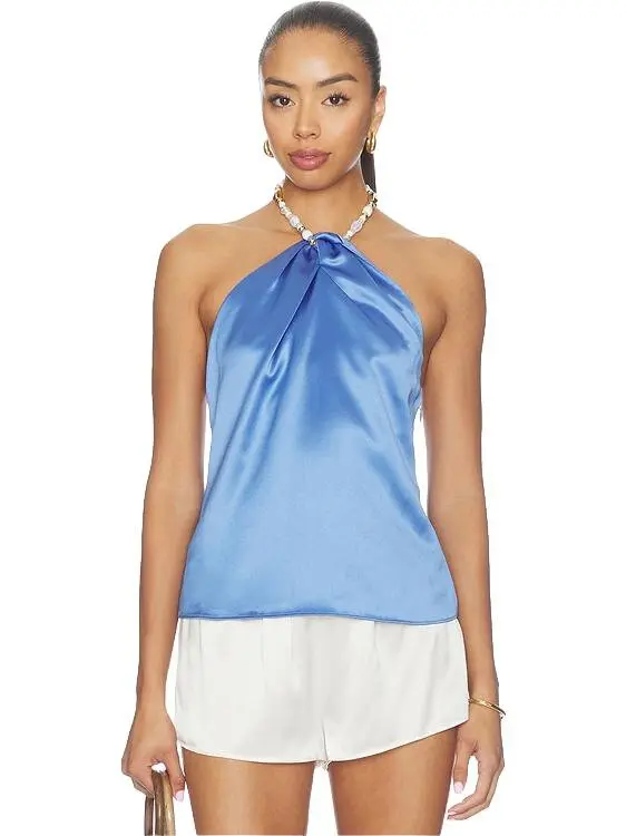 Retrofete Milani Top In . Also - Blue