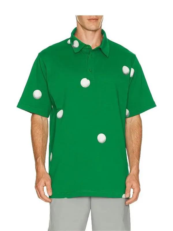 STUDENTS GOLF Filhurst Short Sleeve Polo Shirt In . Also - Green