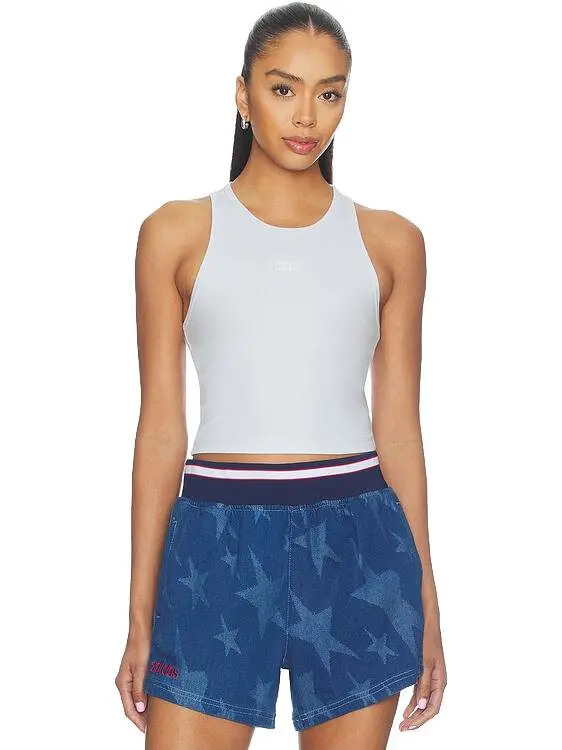 ADIDAS ORIGINALS Essentials Rib Tank Top In . Also - Blue