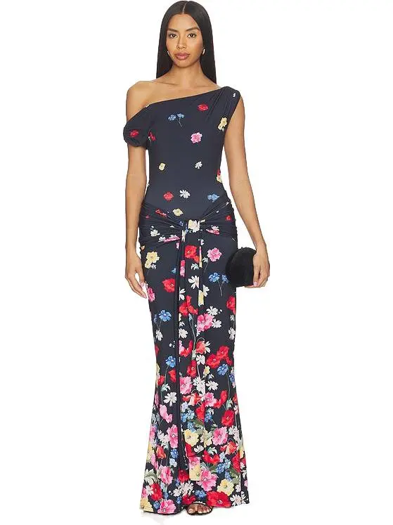 Show Me Your Mumu Winona Wrap Maxi Dress In . Also - Black
