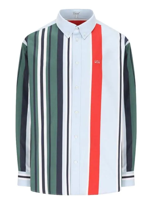 Loewe Anagram Striped Shirt - Multi