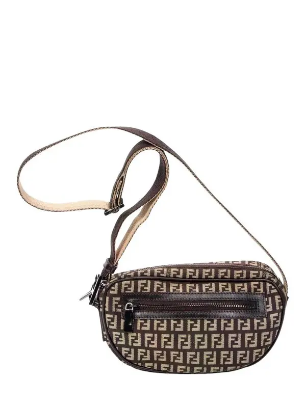 Fendi Zucca Print Shoulder Bag - Brown