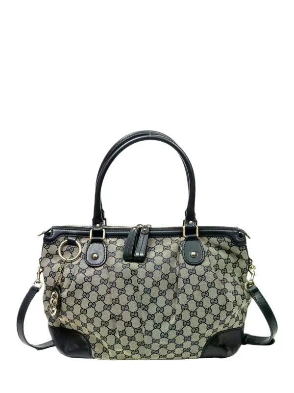 Gucci Medium Sukey Monogram-pattern Tote Bag - Neutrals