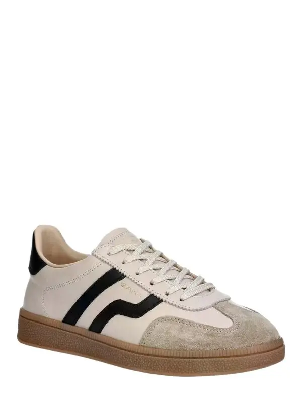 Gant Suede-panelled Lace-up Sneakers - Neutrals