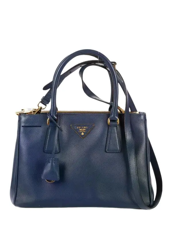 Prada Small Galleria Tote Bag - Blue