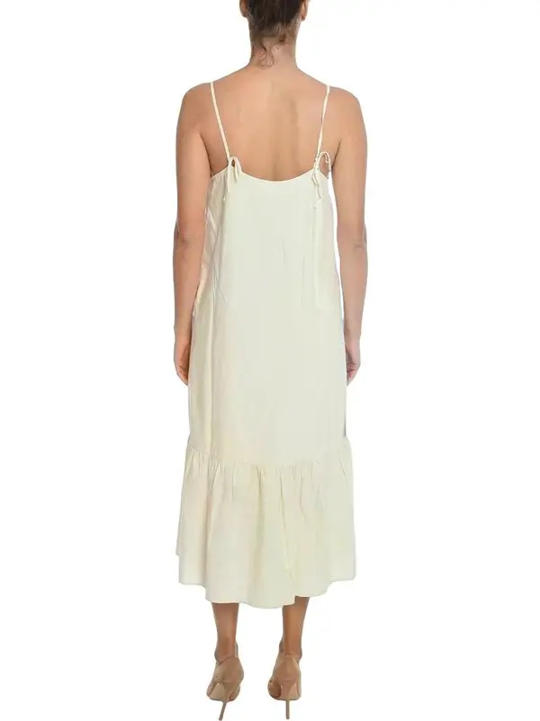 SAMSOE SAMSOE Sarasa Ruffled Midi Dress - Neutrals