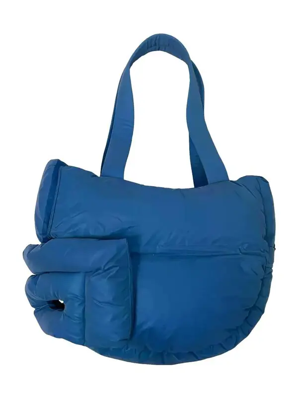 DINGYUN ZHANG Quilted Padded Tote Bag - Blue