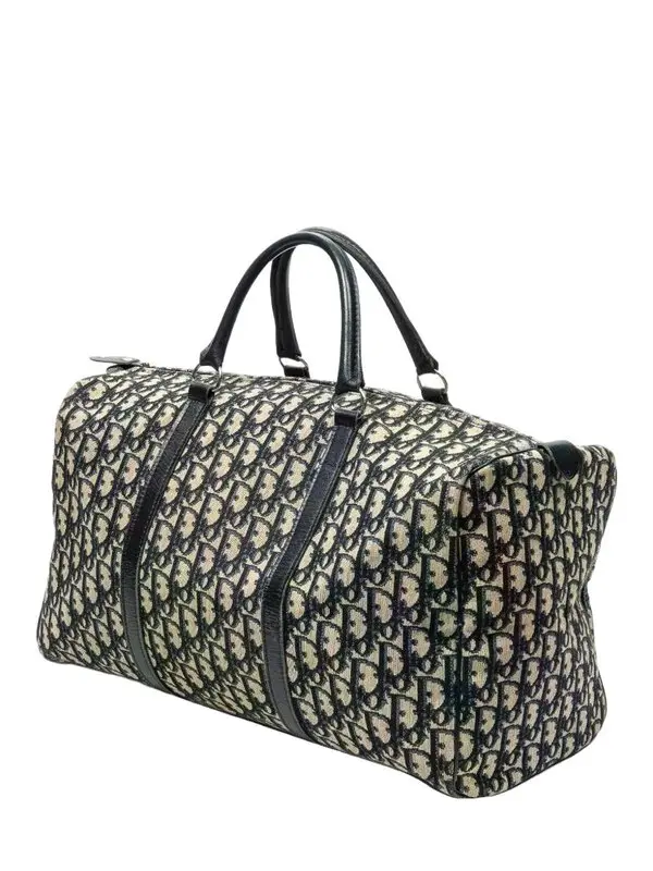 Dior Medium Boston Oblique-pattern Tote Bag - Neutrals