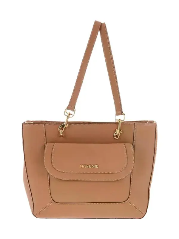 Moschino Front-pocket Shoulder Bag - Brown
