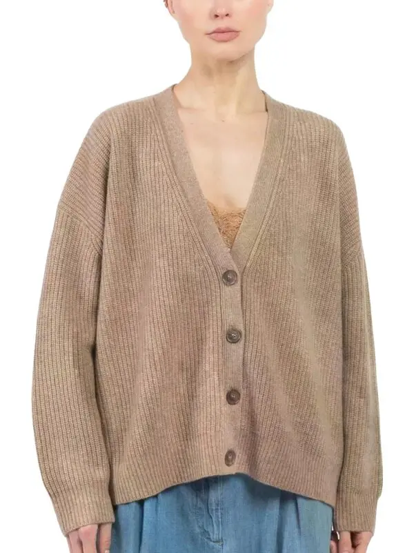 Jenni Kayne Button V-neck Cardigan - Neutrals