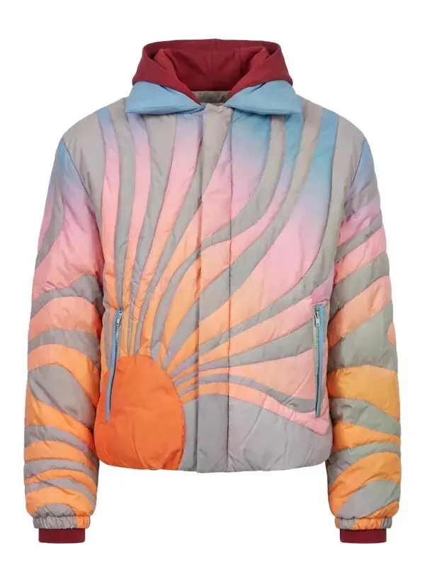 ERL Sun Quilted Bomber Jacket - Grey