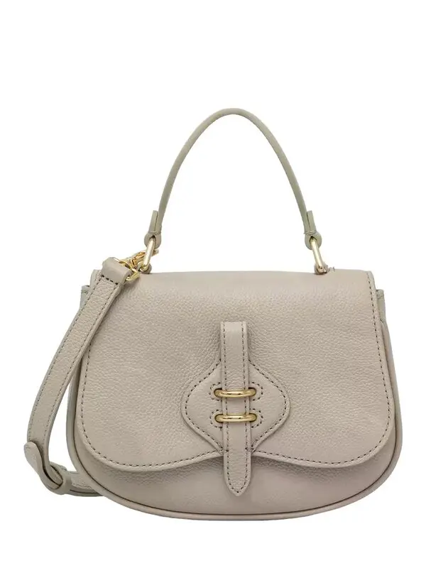 COCCINELLE Pebbled Leather Shoulder Bag - Neutrals