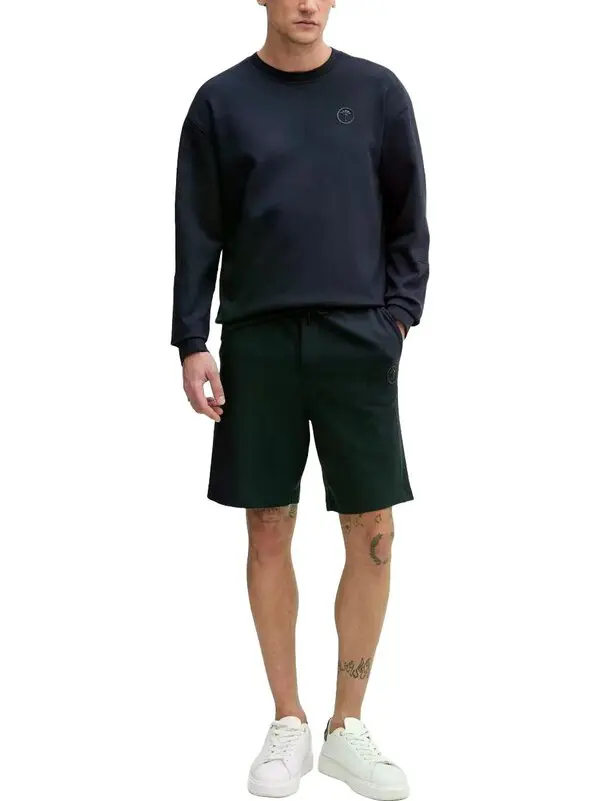 JOOP! Logo-patch Crew-neck Sweater - Blue