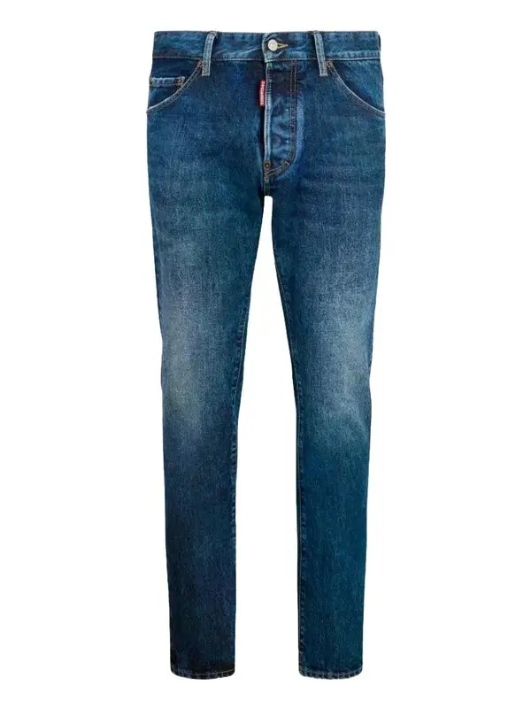 Dsquared2 Dark Highlight Teddy Jeans - Blue