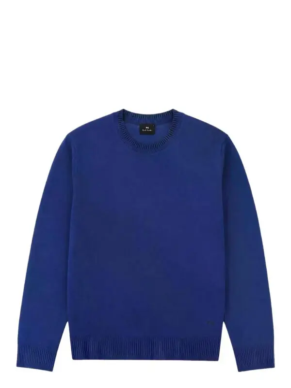Paul Smith Merino-wool Crew-neck Sweater - Blue