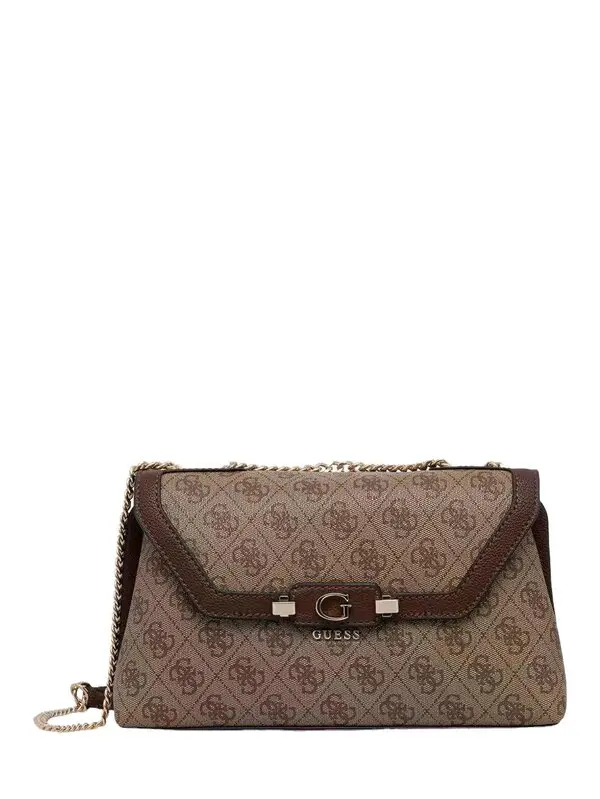 Guess Lindsey Shoulder Bag - Brown