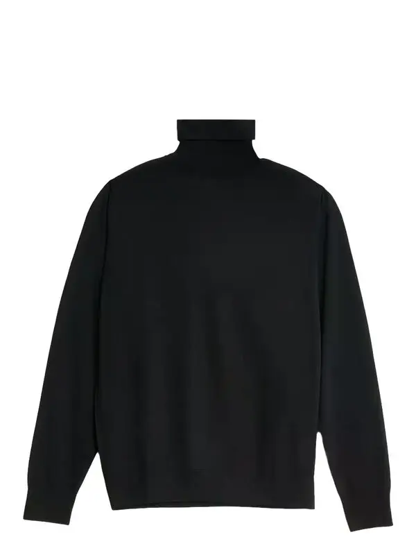 Pal Zileri Roll-neck Wool Sweater - Black