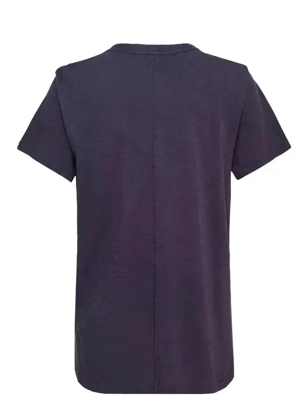 Rag & Bone Crew-neck Cotton T-shirt - Blue