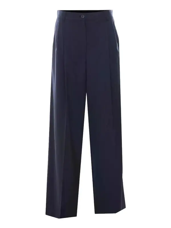A.p.c. Ginny Zip-up Flared Trousers - Blue