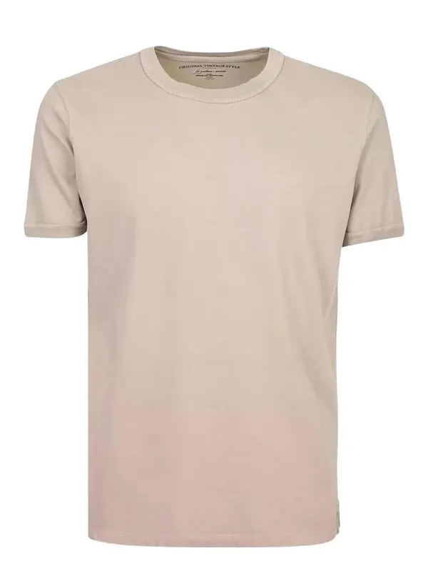 ORIGINAL VINTAGE Crew-neck T-shirt - Neutrals