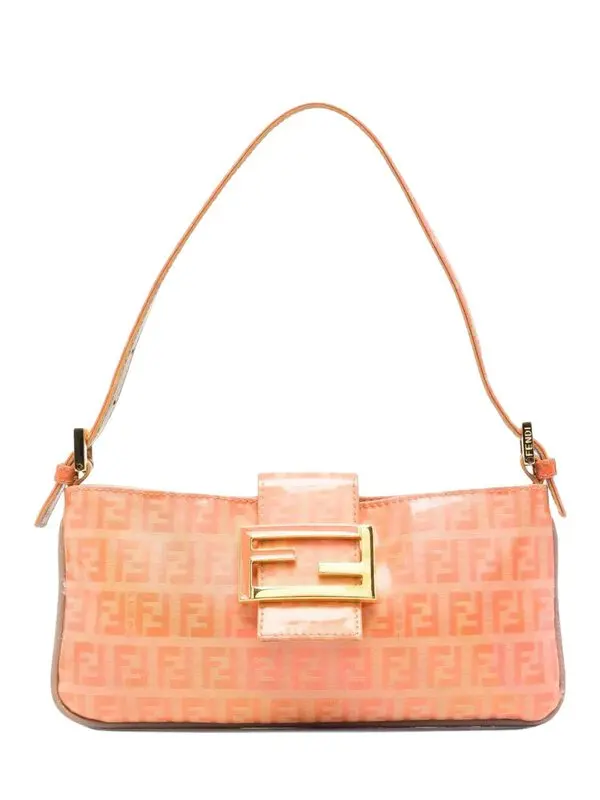 Fendi 2000s Baguette Shoulder Bag - Orange