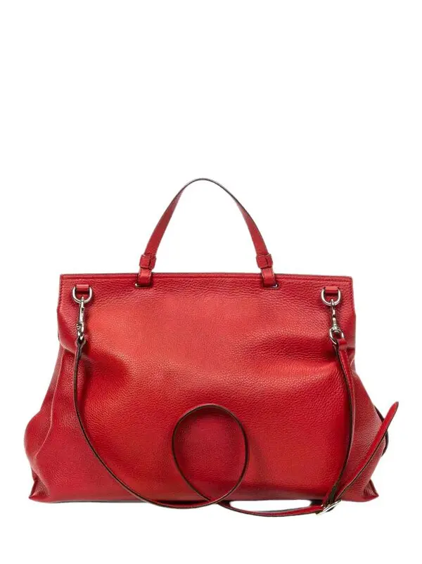 Gucci Large Bamboo Daily Tote Bag - Red