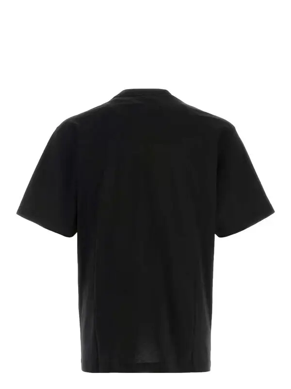 Gucci Web-stripe Logo-print T-shirt - Black