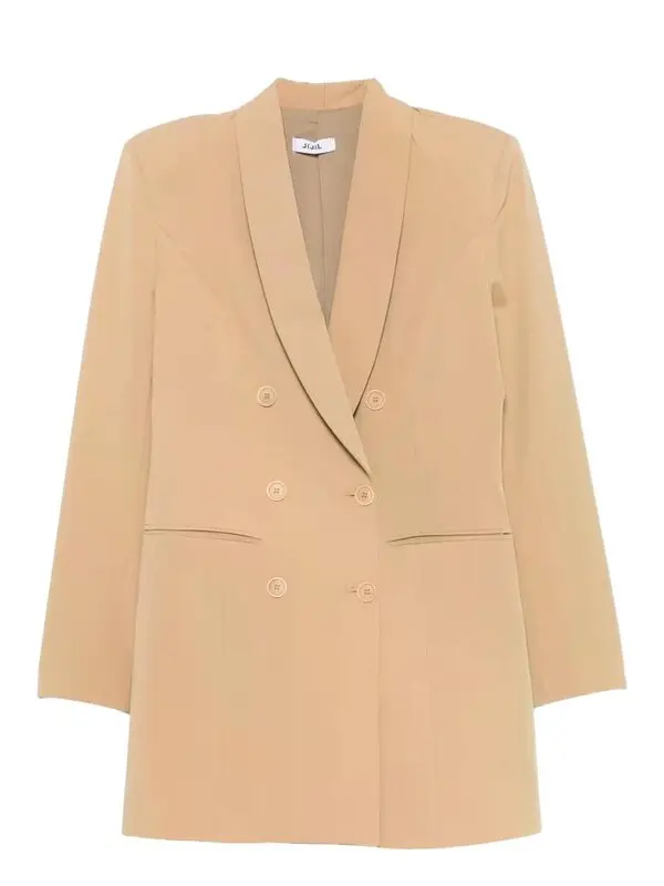 JIJIL Double-breasted Coat - Neutrals