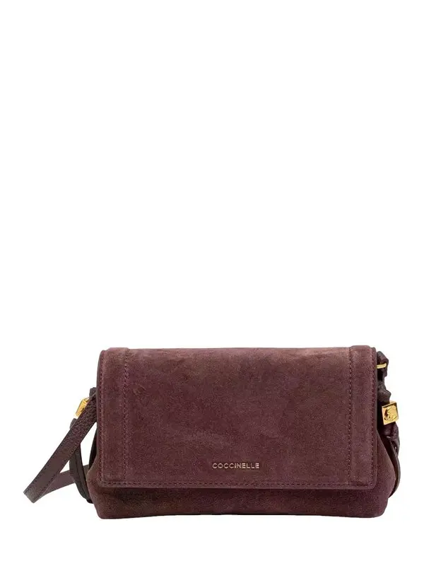 COCCINELLE Mini Thesssuede Leather Shoulder Bag - Brown