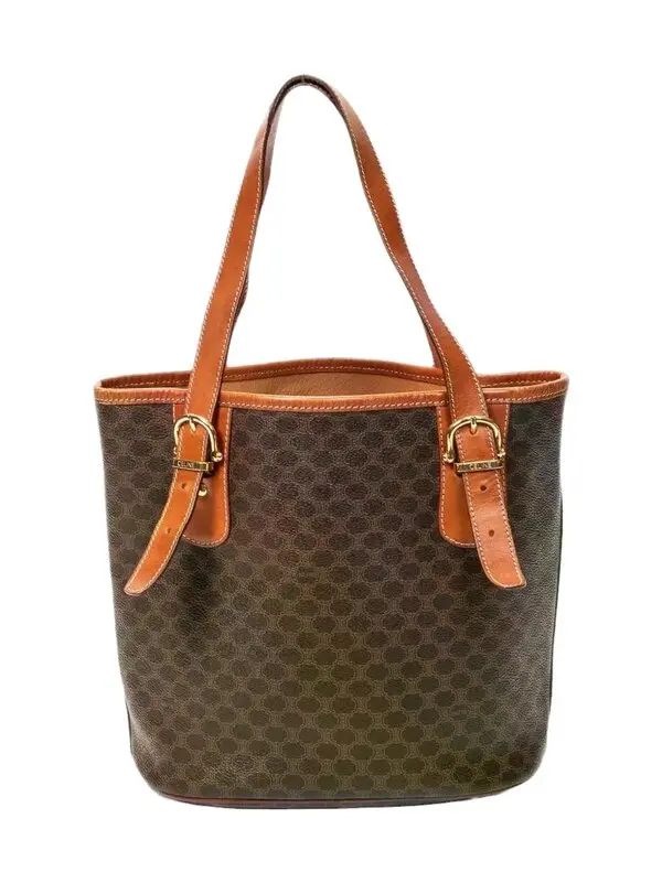 Celine Macadam Bucket Bag - Brown