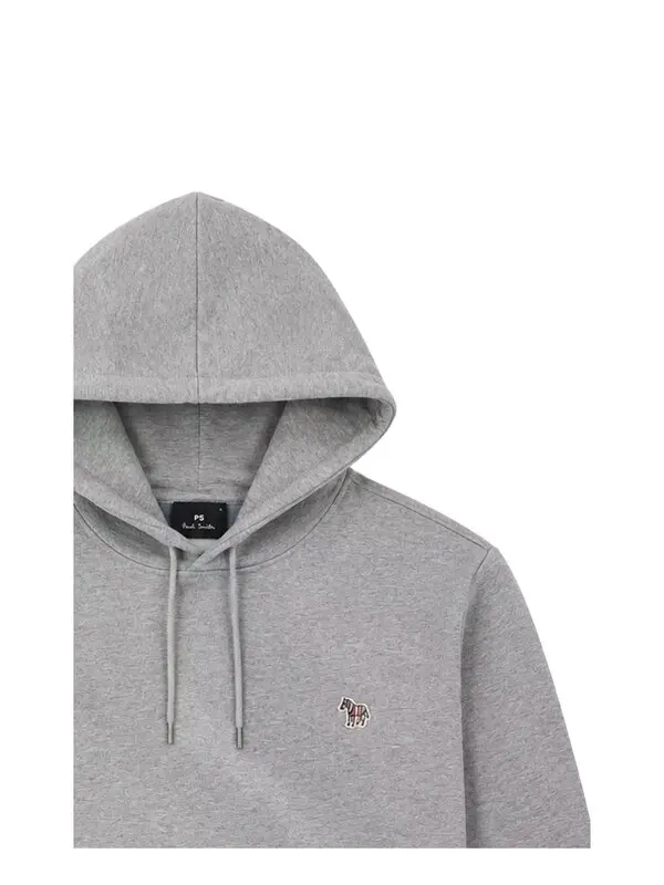 Paul Smith Zebra-patch Hoodie - Grey