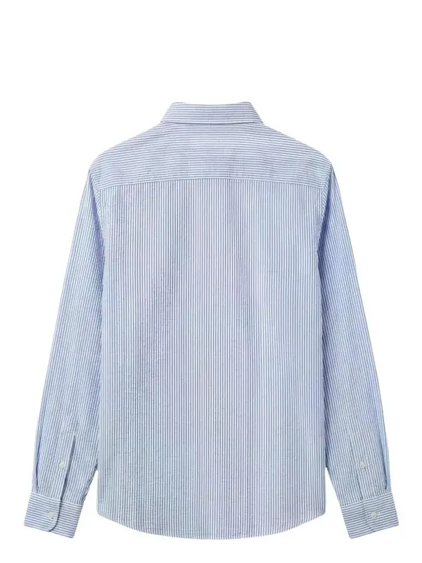 BASTONCINO Striped Long-sleeve Shirt - Blue