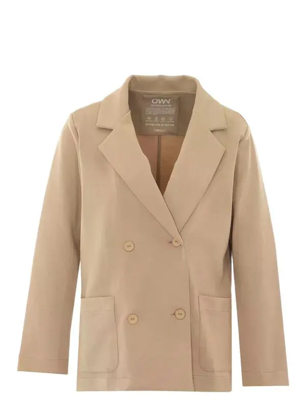 OWN Double-breasted Blazer - Neutrals