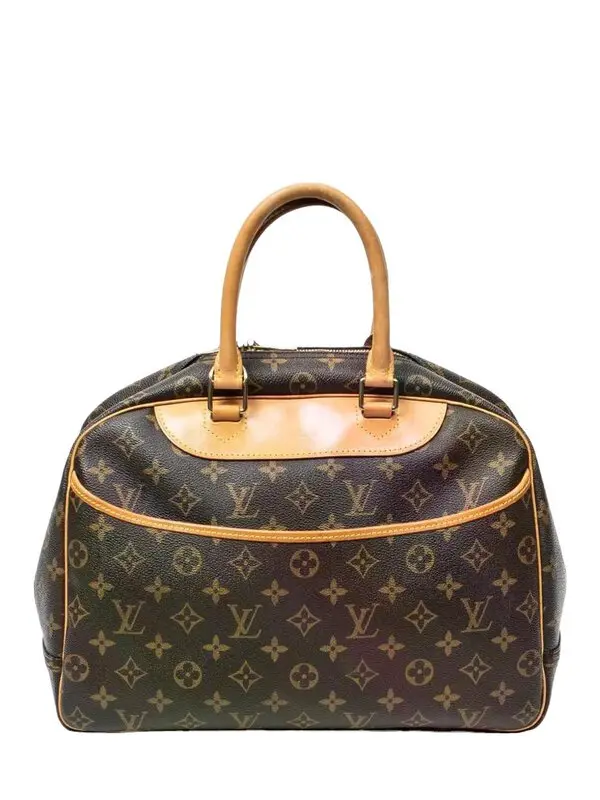 LOUIS VUITTON Deauville Monogram Tote Bag - Brown
