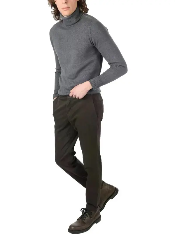 Corneliani Turn-up Hem Trousers - Brown