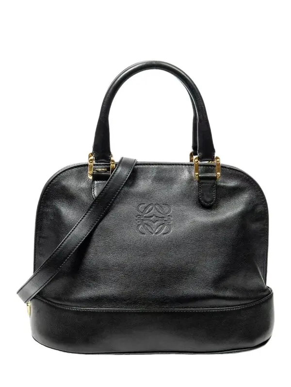 Loewe Anagram Dome Shoulder Bag - Black