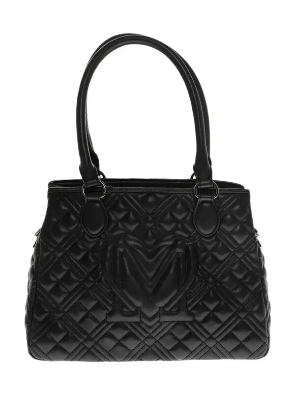 Moschino Logo-patch Tote Bag - Black