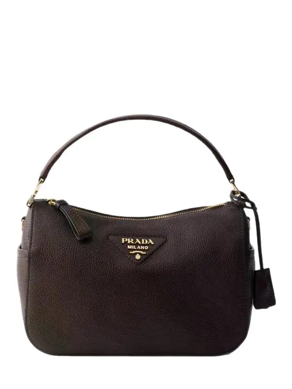 Prada Small Leather Bag - Brown