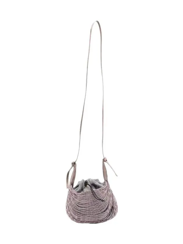 MARIANA MENDEZ Bowl Cage-effect Shoulder Bag - Grey