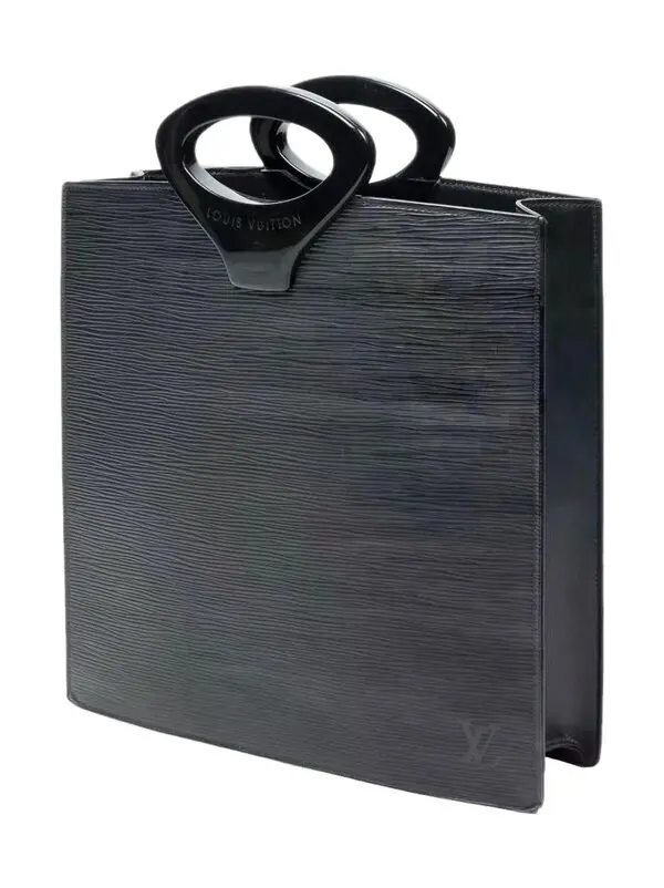 LOUIS VUITTON Ombre Epi Leather Tote Bag - Black