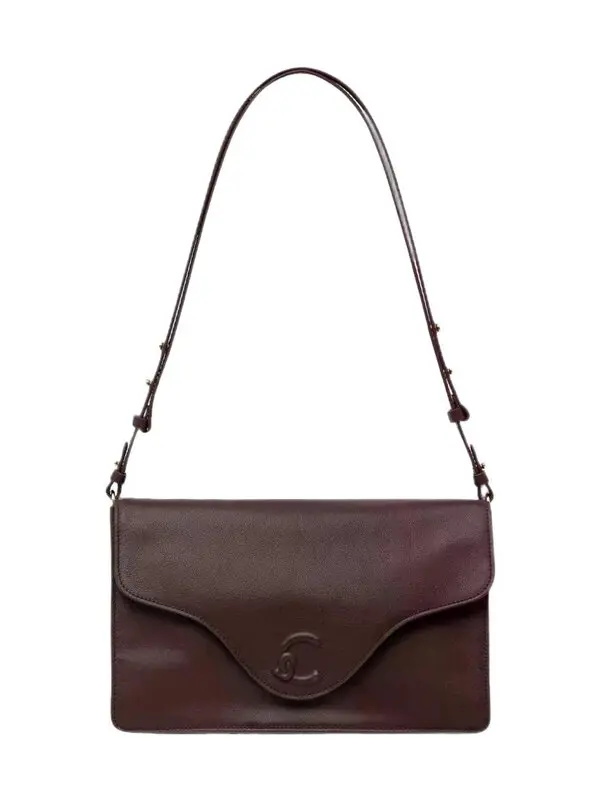 COCCINELLE Logo-embossed Leather Tote Bag - Brown