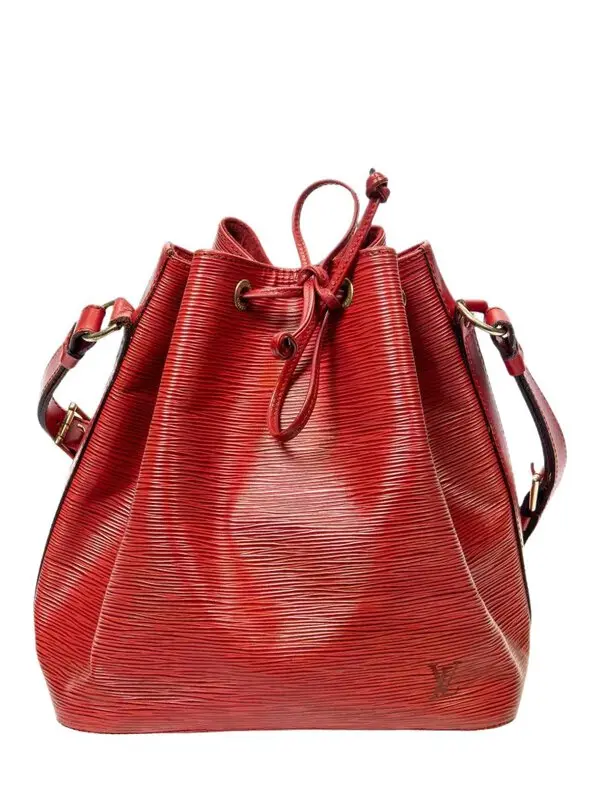 LOUIS VUITTON Pm Noe Leather Bucket Bag - Red
