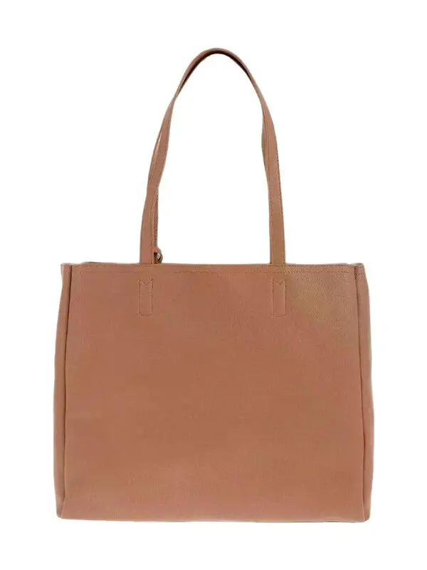Moschino Logo-plaque Shoulder Bag - Brown