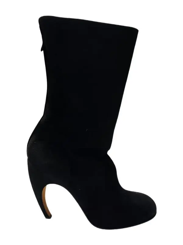 Givenchy Curved Round-toe Boots - Black